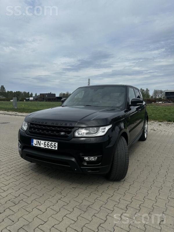 Melns Land Rover Range Rover Sport 2014 Rīga, ar dzinēja tilpumu 5.00 L un nobraukumu 241 tūkst. km par 20000 €, foto 1 vietnē AUTOMOTO.COM.LV