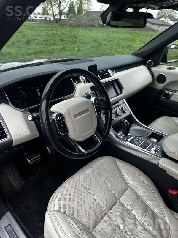 Melns Land Rover Range Rover Sport 2014 Rīga, ar dzinēja tilpumu 5.00 L un nobraukumu 241 tūkst. km par 20000 €, foto 2 vietnē AUTOMOTO.COM.LV