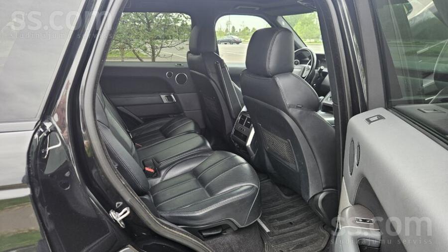 Melns Land Rover Range Rover Sport 2014 Rīga, ar dzinēja tilpumu 3.00 L un nobraukumu 0 tūkst. km par 13950 €, foto 12 vietnē AUTOMOTO.COM.LV