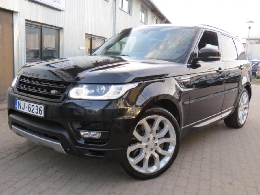 Melns Land Rover Range Rover Sport 2014 Rīga, ar dzinēja tilpumu 3.00 L un nobraukumu 240 tūkst. km par 18500 €, foto 1 vietnē AUTOMOTO.COM.LV