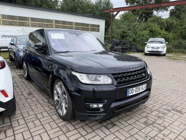 Black Land Rover Range Rover Sport 2014 in Kaunas, with an engine capacity of 2.99 L and mileage of 210 thousand km for 8300 €, photo 2 on AUTOMOTO.COM.LV