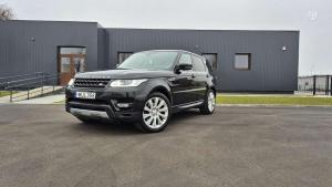 Melns Land Rover Range Rover Sport 2014 Šilutė, ar dzinēja tilpumu 3.00 L un nobraukumu 298 tūkst. km par 12999 €, foto  vietnē AUTOMOTO.COM.LV