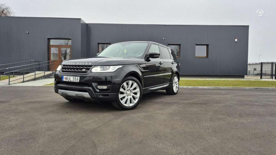 Melns Land Rover Range Rover Sport 2014 Šilutė, ar dzinēja tilpumu 3.00 L un nobraukumu 298 tūkst. km par 12999 €, foto 1 vietnē AUTOMOTO.COM.LV