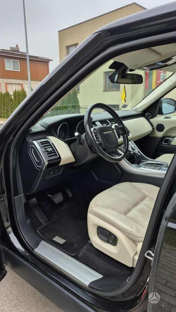 Melns Land Rover Range Rover Sport 2014 Šilutė, ar dzinēja tilpumu 3.00 L un nobraukumu 298 tūkst. km par 12999 €, foto 9 vietnē AUTOMOTO.COM.LV