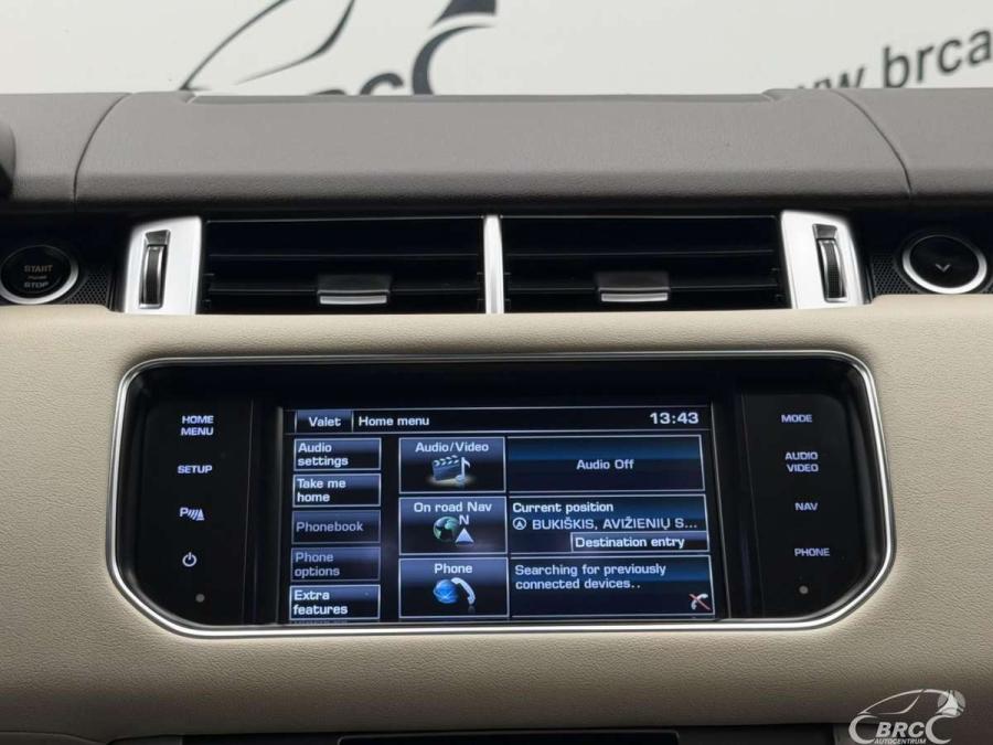 Black Land Rover Range Rover Sport 2014 in Vilnius, with an engine capacity of 2.99 L and mileage of 362 thousand km for 9900 €, photo 18 on AUTOMOTO.COM.LV