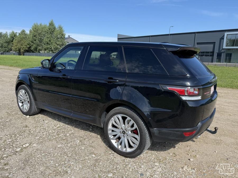 Melns Land Rover Range Rover Sport 2014 Viļņa, ar dzinēja tilpumu 3.00 L un nobraukumu 212 tūkst. km par 14000 €, foto 4 vietnē AUTOMOTO.COM.LV