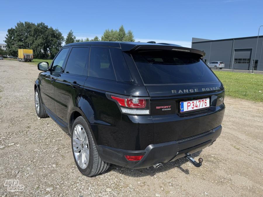 Melns Land Rover Range Rover Sport 2014 Viļņa, ar dzinēja tilpumu 3.00 L un nobraukumu 212 tūkst. km par 14000 €, foto 5 vietnē AUTOMOTO.COM.LV