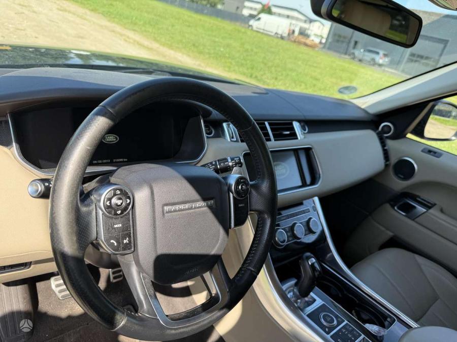 Melns Land Rover Range Rover Sport 2014 Viļņa, ar dzinēja tilpumu 2.99 L un nobraukumu 212 tūkst. km par 14000 €, foto 15 vietnē AUTOMOTO.COM.LV