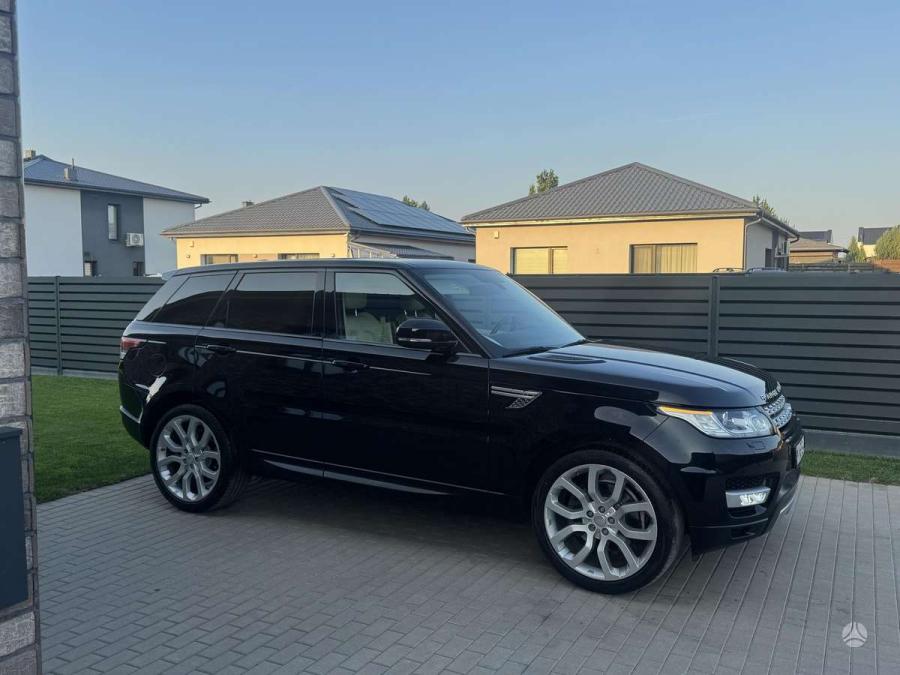 Melns Land Rover Range Rover Sport 2014 Kauņa, ar dzinēja tilpumu 2.99 L un nobraukumu 290 tūkst. km par 11999 €, foto 4 vietnē AUTOMOTO.COM.LV