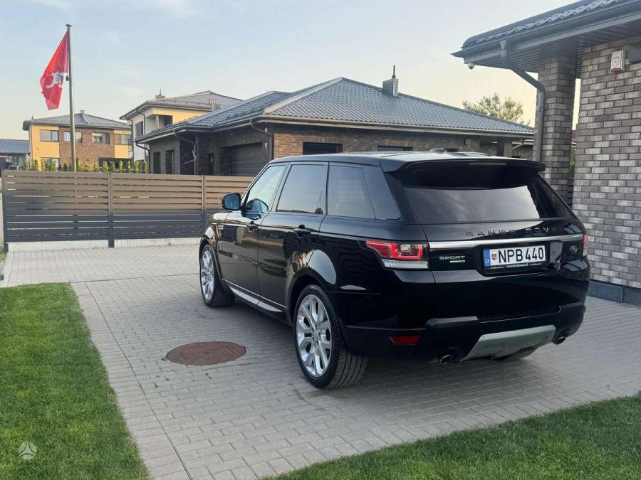 Melns Land Rover Range Rover Sport 2014 Kauņa, ar dzinēja tilpumu 2.99 L un nobraukumu 290 tūkst. km par 11999 €, foto 8 vietnē AUTOMOTO.COM.LV