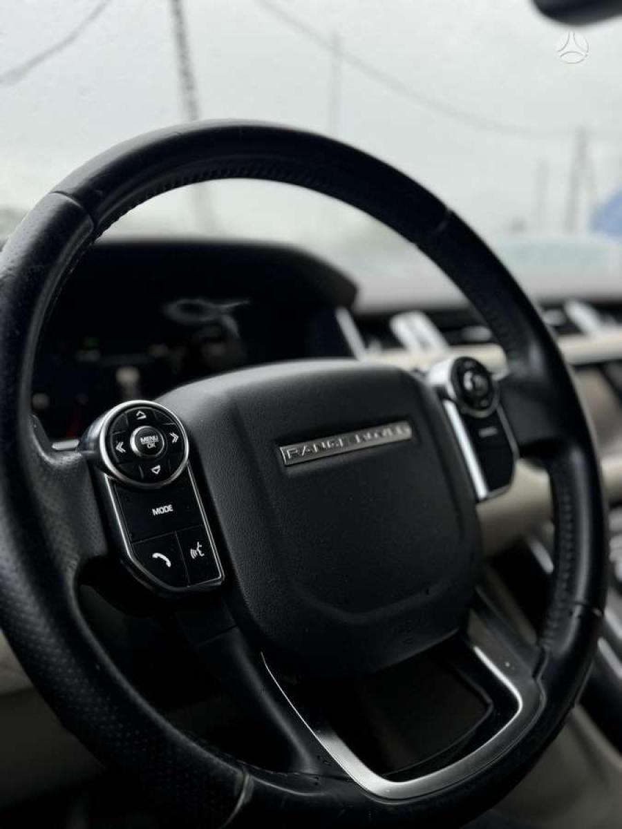 Melns Land Rover Range Rover Sport 2014 Kauņa, ar dzinēja tilpumu 2.99 L un nobraukumu 290 tūkst. km par 11999 €, foto 15 vietnē AUTOMOTO.COM.LV