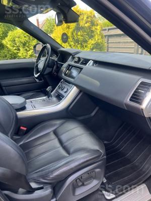 Black Land Rover Range Rover Sport 2014 in Riga, with an engine capacity of 3.00 L and mileage of 230 thousand km for 15500 €, photo 9 on AUTOMOTO.COM.LV