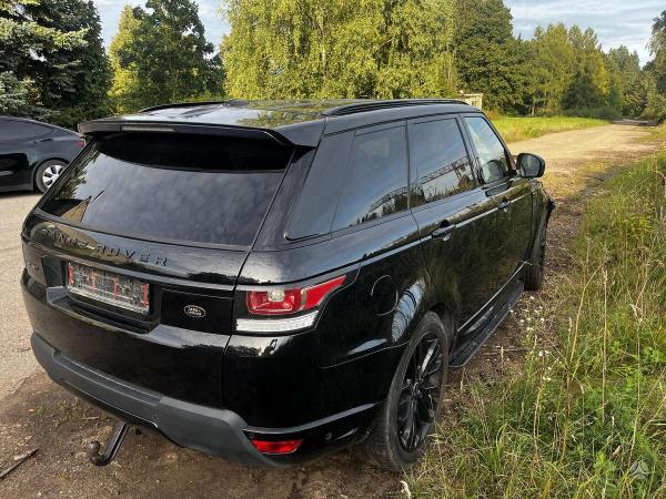 Melns Land Rover Range Rover Sport 2014 Jonava, ar dzinēja tilpumu 2.99 L un nobraukumu 217 tūkst. km par 9600 €, foto 3 vietnē AUTOMOTO.COM.LV