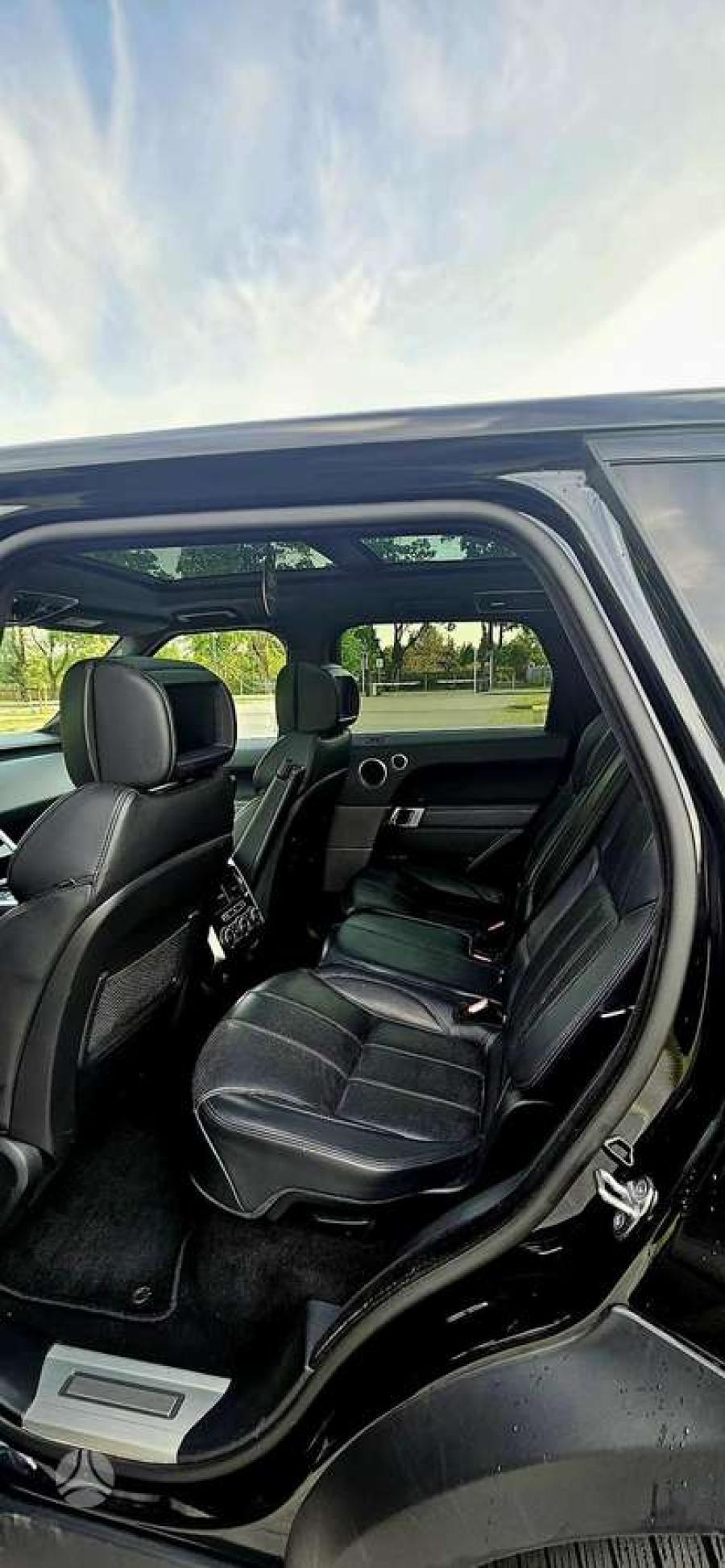 Melns Land Rover Range Rover Sport 2014 Kauņa, ar dzinēja tilpumu 2.99 L un nobraukumu 286 tūkst. km par 14750 €, foto 16 vietnē AUTOMOTO.COM.LV