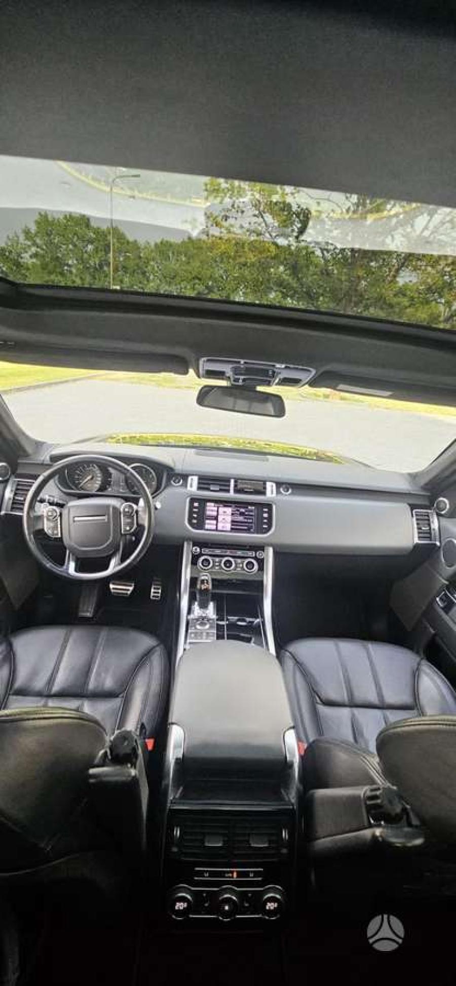 Melns Land Rover Range Rover Sport 2014 Kauņa, ar dzinēja tilpumu 2.99 L un nobraukumu 286 tūkst. km par 14750 €, foto 17 vietnē AUTOMOTO.COM.LV