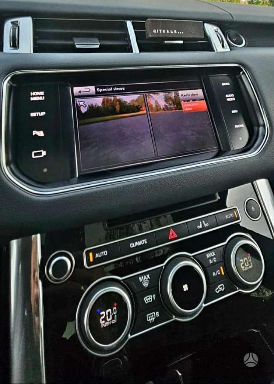 Melns Land Rover Range Rover Sport 2014 Kauņa, ar dzinēja tilpumu 2.99 L un nobraukumu 286 tūkst. km par 14750 €, foto 26 vietnē AUTOMOTO.COM.LV