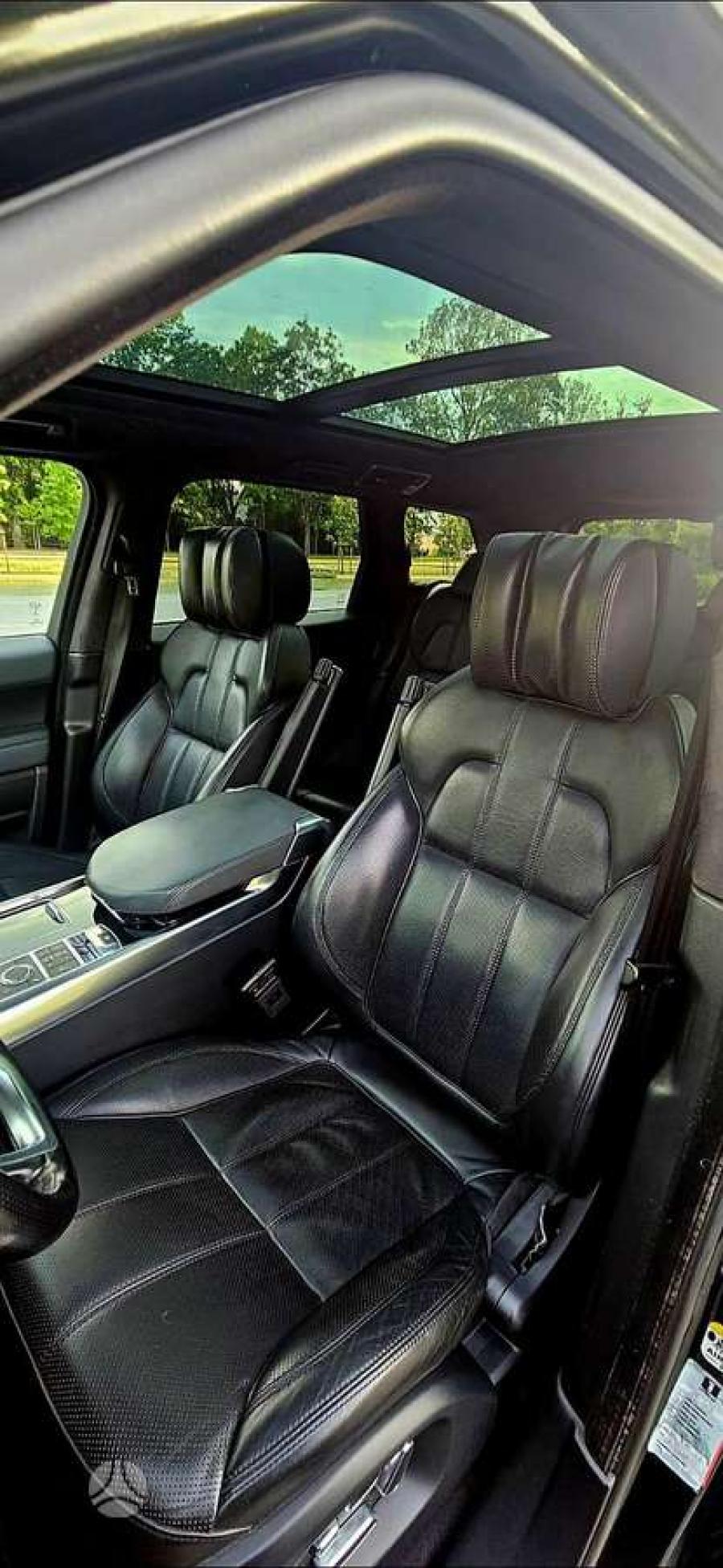 Melns Land Rover Range Rover Sport 2014 Kauņa, ar dzinēja tilpumu 2.99 L un nobraukumu 286 tūkst. km par 14750 €, foto 31 vietnē AUTOMOTO.COM.LV