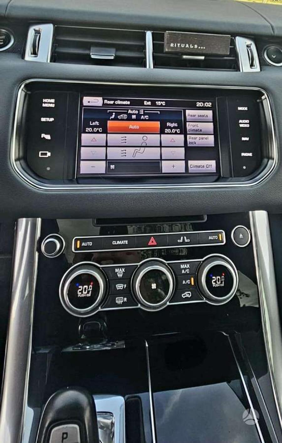 Melns Land Rover Range Rover Sport 2014 Kauņa, ar dzinēja tilpumu 2.99 L un nobraukumu 286 tūkst. km par 14750 €, foto 32 vietnē AUTOMOTO.COM.LV