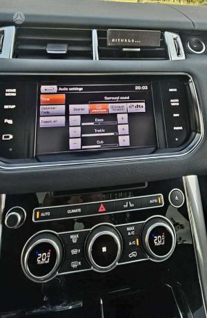 Melns Land Rover Range Rover Sport 2014 Kauņa, ar dzinēja tilpumu 2.99 L un nobraukumu 286 tūkst. km par 14750 €, foto 34 vietnē AUTOMOTO.COM.LV