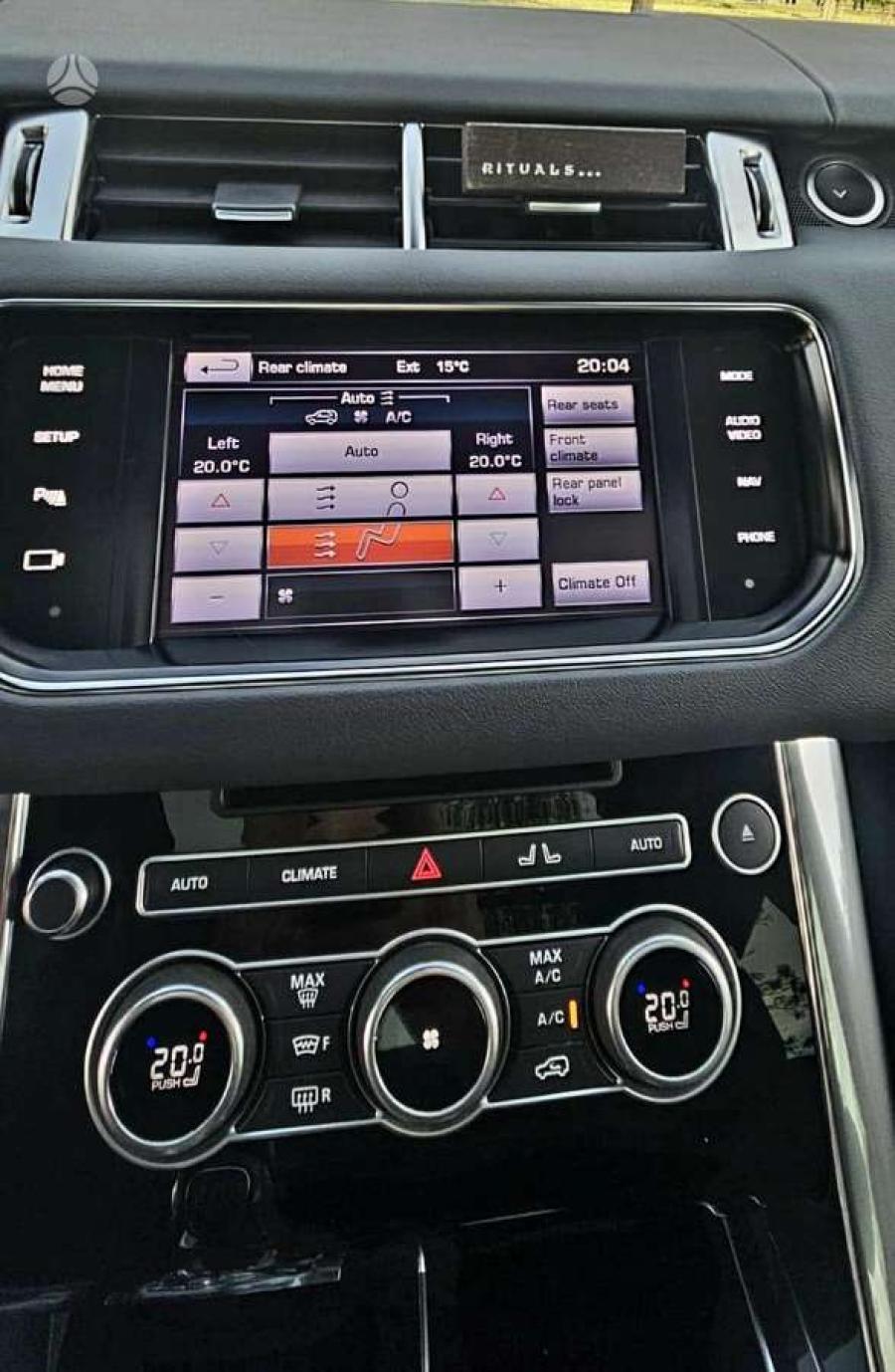 Melns Land Rover Range Rover Sport 2014 Kauņa, ar dzinēja tilpumu 2.99 L un nobraukumu 286 tūkst. km par 14750 €, foto 35 vietnē AUTOMOTO.COM.LV
