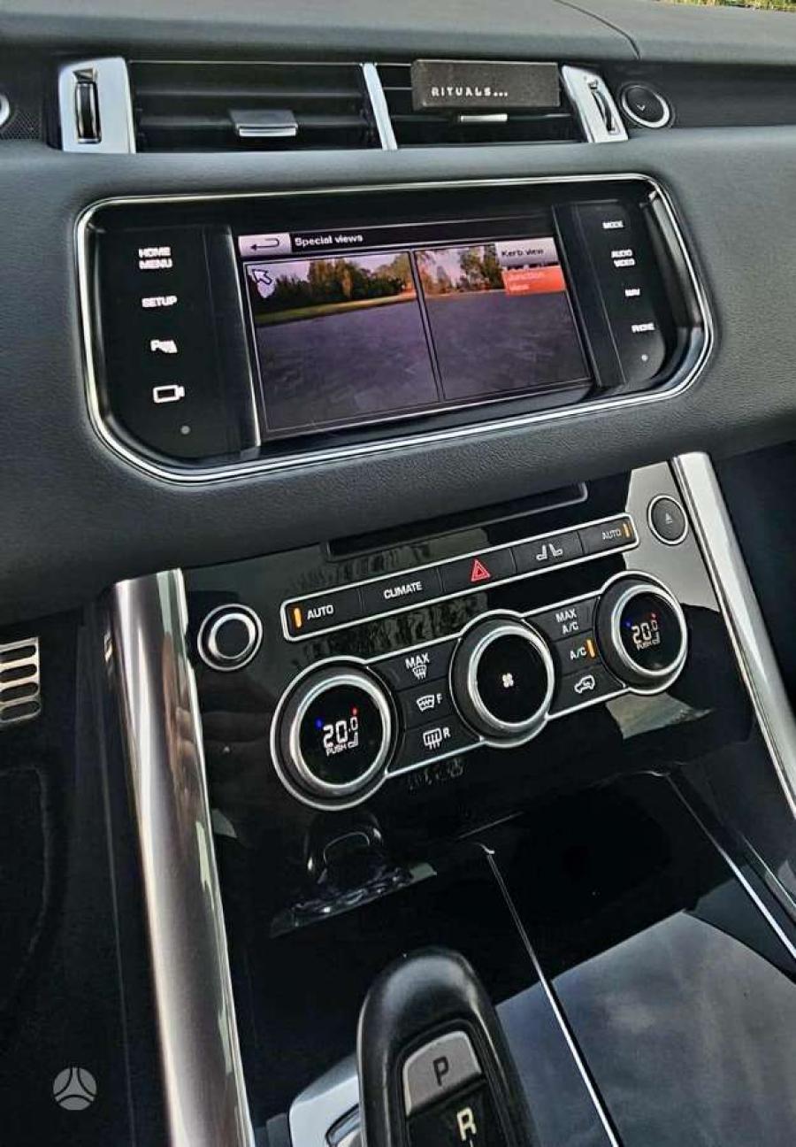 Melns Land Rover Range Rover Sport 2014 Kauņa, ar dzinēja tilpumu 2.99 L un nobraukumu 286 tūkst. km par 14750 €, foto 36 vietnē AUTOMOTO.COM.LV