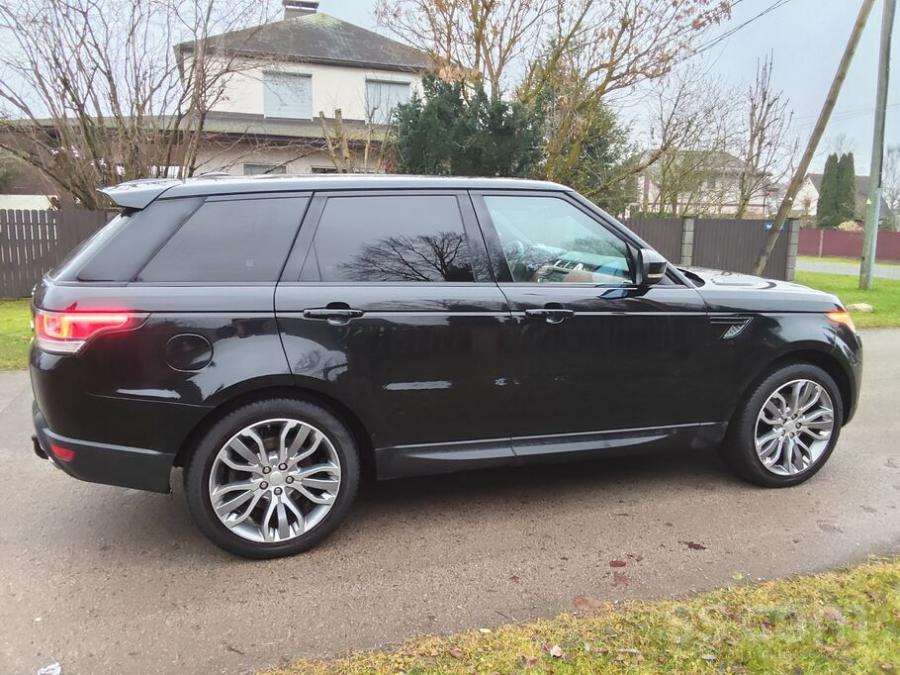 Melns Land Rover Range Rover Sport 2015 Rīga, ar dzinēja tilpumu 3.00 L un nobraukumu 200 tūkst. km par 17990 €, foto 4 vietnē AUTOMOTO.COM.LV