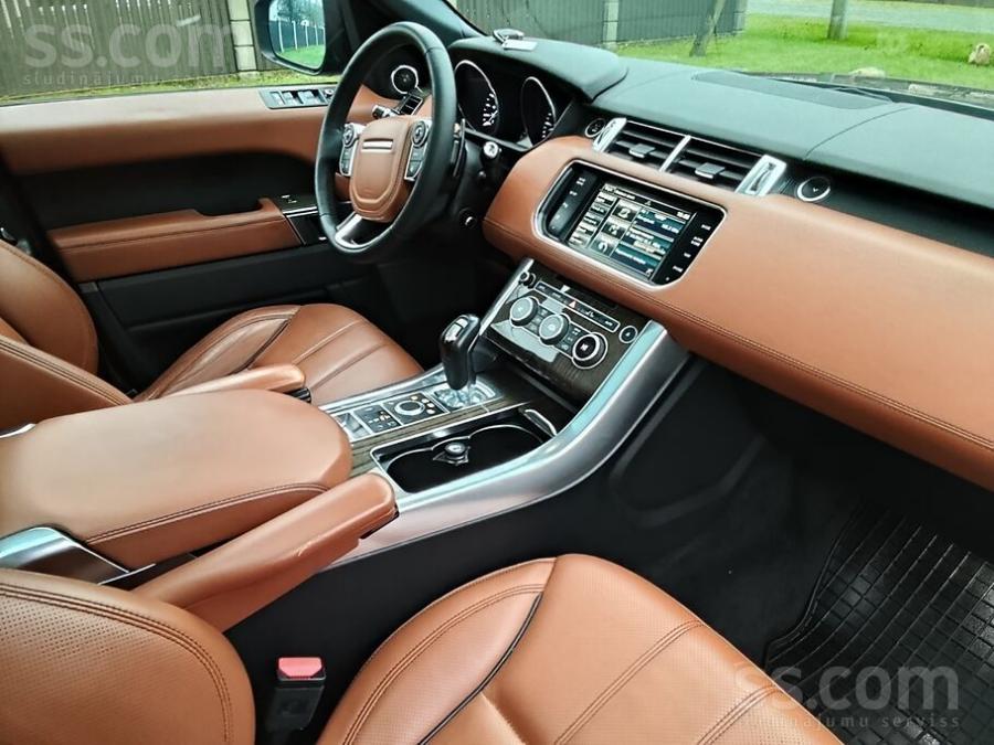 Melns Land Rover Range Rover Sport 2015 Rīga, ar dzinēja tilpumu 3.00 L un nobraukumu 200 tūkst. km par 17990 €, foto 14 vietnē AUTOMOTO.COM.LV