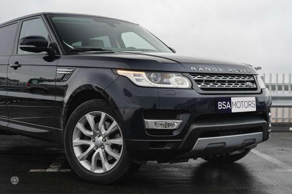 Black Land Rover Range Rover Sport 2015 in Vilnius, with an engine capacity of 2.99 L and mileage of 163 thousand km for 14800 €, photo 9 on AUTOMOTO.COM.LV