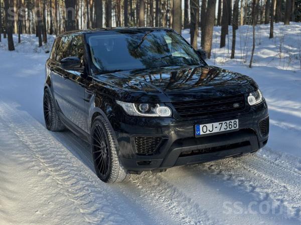 Melns Land Rover Range Rover Sport 2015 Rīga, ar dzinēja tilpumu 3.00 L un nobraukumu 111 tūkst. km par 21000 €, foto 1 vietnē AUTOMOTO.COM.LV