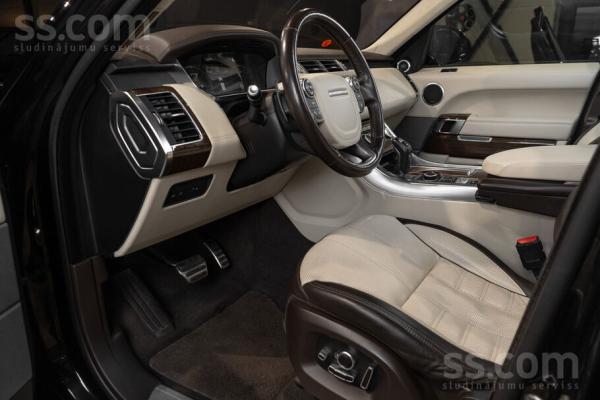 Melns Land Rover Range Rover Sport 2015 Rīga, ar dzinēja tilpumu 3.00 L un nobraukumu 223 tūkst. km par 21500 €, foto 10 vietnē AUTOMOTO.COM.LV