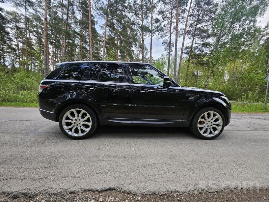 Melns Land Rover Range Rover Sport 2015 Rīga, ar dzinēja tilpumu 3.00 L un nobraukumu 242 tūkst. km par 14500 €, foto 3 vietnē AUTOMOTO.COM.LV