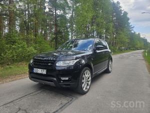 Melns Land Rover Range Rover Sport 2015 Rīga, ar dzinēja tilpumu 3.00 L un nobraukumu 242 tūkst. km par 14500 €, foto 5 vietnē AUTOMOTO.COM.LV