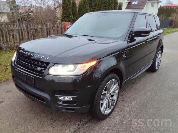 Black Land Rover Range Rover Sport 2015 in Riga, with an engine capacity of 3.00 L and mileage of 215 thousand km for 15900 €, photo 1 on AUTOMOTO.COM.LV
