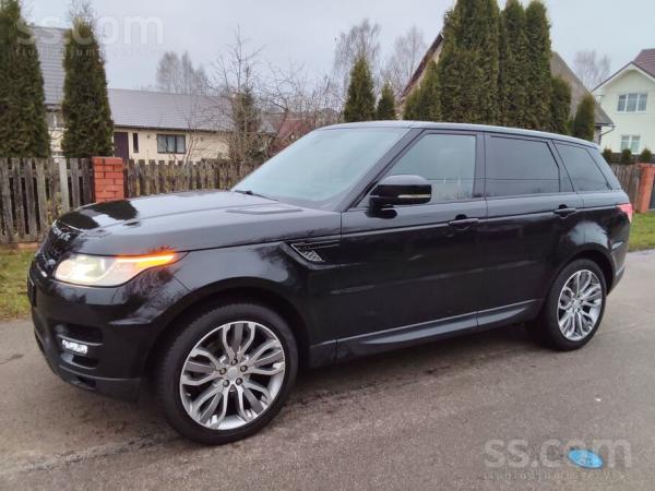 Black Land Rover Range Rover Sport 2015 in Riga, with an engine capacity of 3.00 L and mileage of 215 thousand km for 15900 €, photo 2 on AUTOMOTO.COM.LV