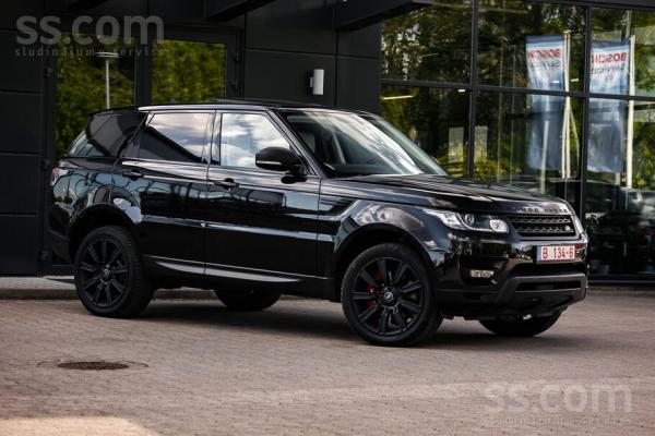 Black Land Rover Range Rover Sport 2015 in Jelgava, with an engine capacity of 3.00 L and mileage of 0 thousand km for 23500 €, photo 3 on AUTOMOTO.COM.LV