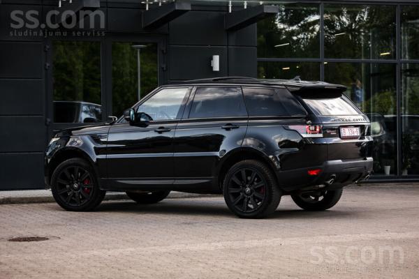 Black Land Rover Range Rover Sport 2015 in Jelgava, with an engine capacity of 3.00 L and mileage of 0 thousand km for 23500 €, photo 7 on AUTOMOTO.COM.LV