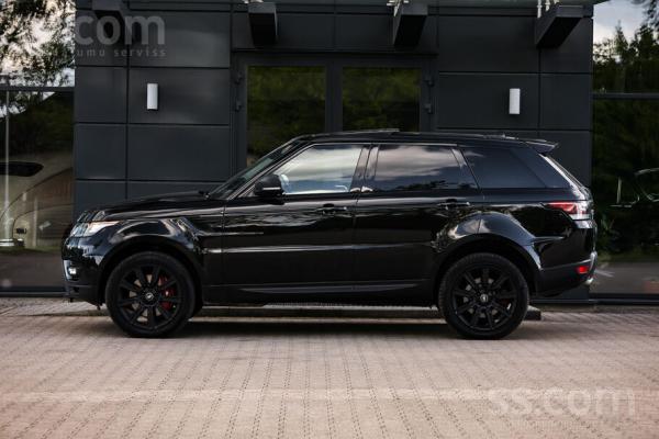 Black Land Rover Range Rover Sport 2015 in Jelgava, with an engine capacity of 3.00 L and mileage of 0 thousand km for 23500 €, photo 8 on AUTOMOTO.COM.LV
