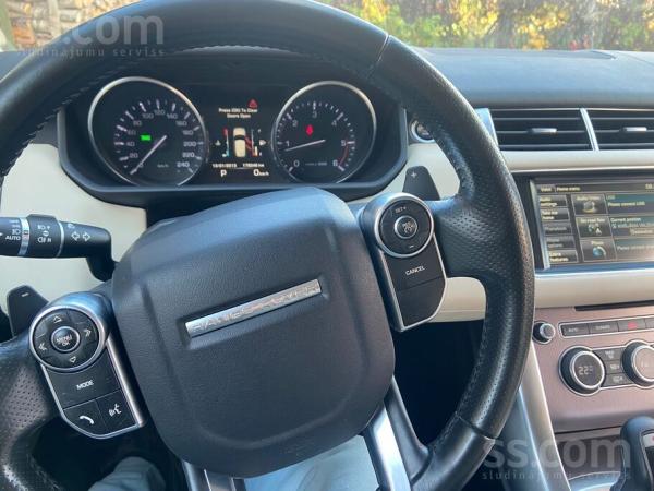 Black Land Rover Range Rover Sport 2015 in Daugavpils, with an engine capacity of 3.00 L and mileage of 180 thousand km for 15500 €, photo 3 on AUTOMOTO.COM.LV