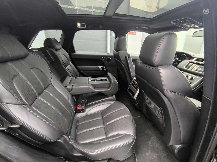 Melns Land Rover Range Rover Sport 2015 Viļņa, ar dzinēja tilpumu 2.99 L un nobraukumu 199 tūkst. km par 9900 €, foto 9 vietnē AUTOMOTO.COM.LV