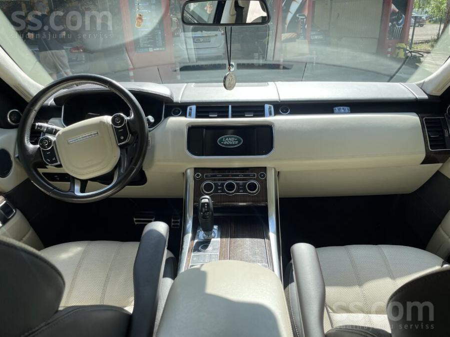 Black Land Rover Range Rover Sport 2015 in Riga, with an engine capacity of 3.00 L and mileage of 129 thousand km for 19000 €, photo 4 on AUTOMOTO.COM.LV