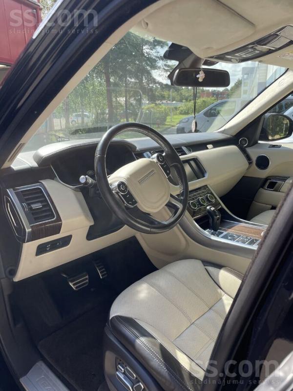 Melns Land Rover Range Rover Sport 2015 Rīga, ar dzinēja tilpumu 3.00 L un nobraukumu 129 tūkst. km par 19000 €, foto 5 vietnē AUTOMOTO.COM.LV
