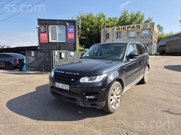 Melns Land Rover Range Rover Sport 2015 Rīga, ar dzinēja tilpumu 3.00 L un nobraukumu 180 tūkst. km par 13990 €, foto 4 vietnē AUTOMOTO.COM.LV