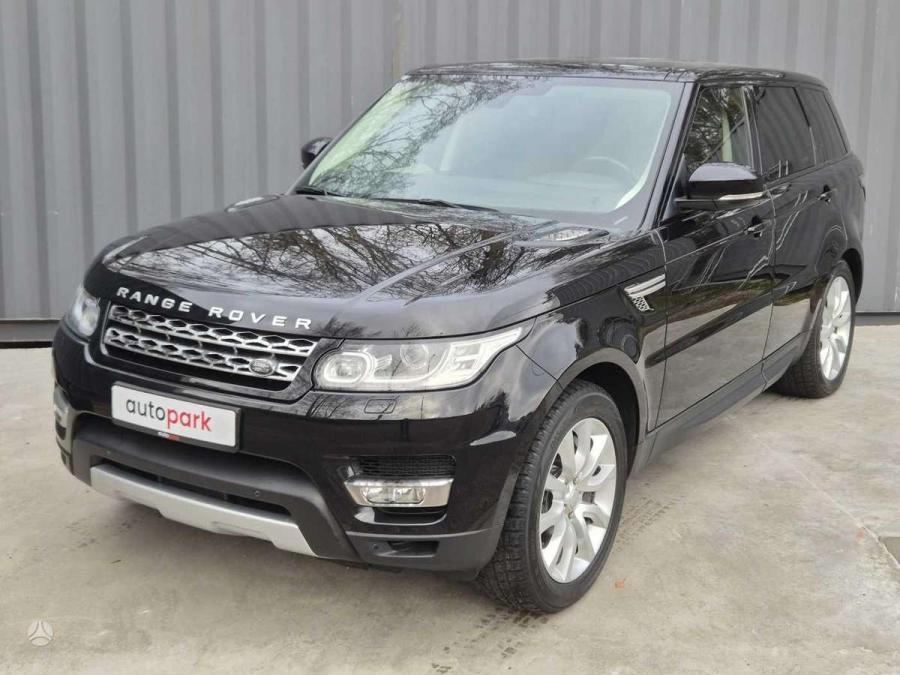 Melns Land Rover Range Rover Sport 2015 Viļņa, ar dzinēja tilpumu 2.99 L un nobraukumu 164 tūkst. km par 12900 €, foto 1 vietnē AUTOMOTO.COM.LV