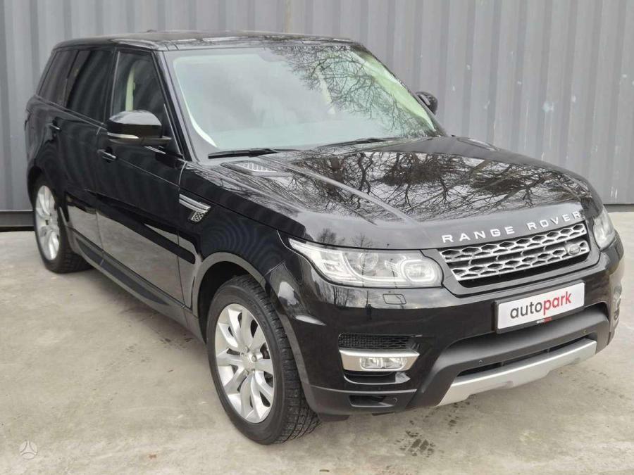 Melns Land Rover Range Rover Sport 2015 Viļņa, ar dzinēja tilpumu 2.99 L un nobraukumu 164 tūkst. km par 12900 €, foto 3 vietnē AUTOMOTO.COM.LV