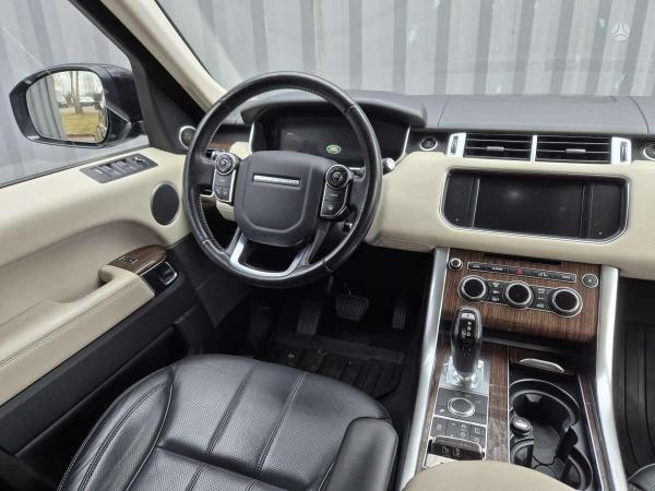 Melns Land Rover Range Rover Sport 2015 Viļņa, ar dzinēja tilpumu 2.99 L un nobraukumu 164 tūkst. km par 12900 €, foto 6 vietnē AUTOMOTO.COM.LV