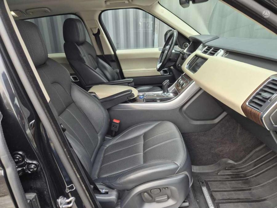 Melns Land Rover Range Rover Sport 2015 Viļņa, ar dzinēja tilpumu 2.99 L un nobraukumu 164 tūkst. km par 12900 €, foto 8 vietnē AUTOMOTO.COM.LV