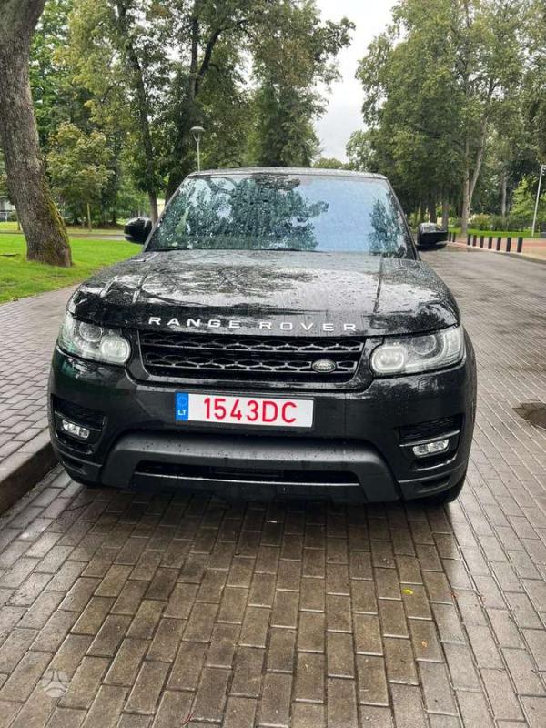 Melns Land Rover Range Rover Sport 2015 Viļņa, ar dzinēja tilpumu 2.99 L un nobraukumu 295 tūkst. km par 13700 €, foto 8 vietnē AUTOMOTO.COM.LV