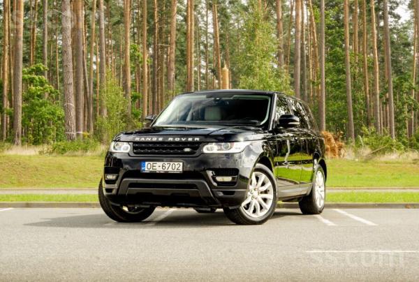 Black Land Rover Range Rover Sport 2015 in Riga, with an engine capacity of 3.00 L and mileage of 180 thousand km for 13990 €, photo 1 on AUTOMOTO.COM.LV