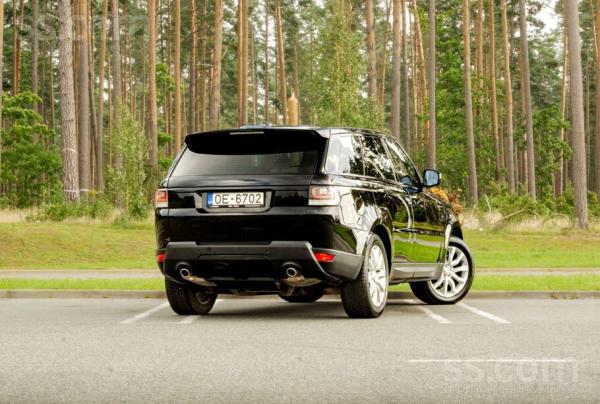 Black Land Rover Range Rover Sport 2015 in Riga, with an engine capacity of 3.00 L and mileage of 180 thousand km for 13990 €, photo 6 on AUTOMOTO.COM.LV