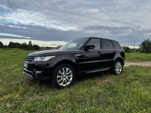 Melns Land Rover Range Rover Sport 2015 Viļņa, ar dzinēja tilpumu 2.99 L un nobraukumu 270 tūkst. km par 18000 €, foto  vietnē AUTOMOTO.COM.LV